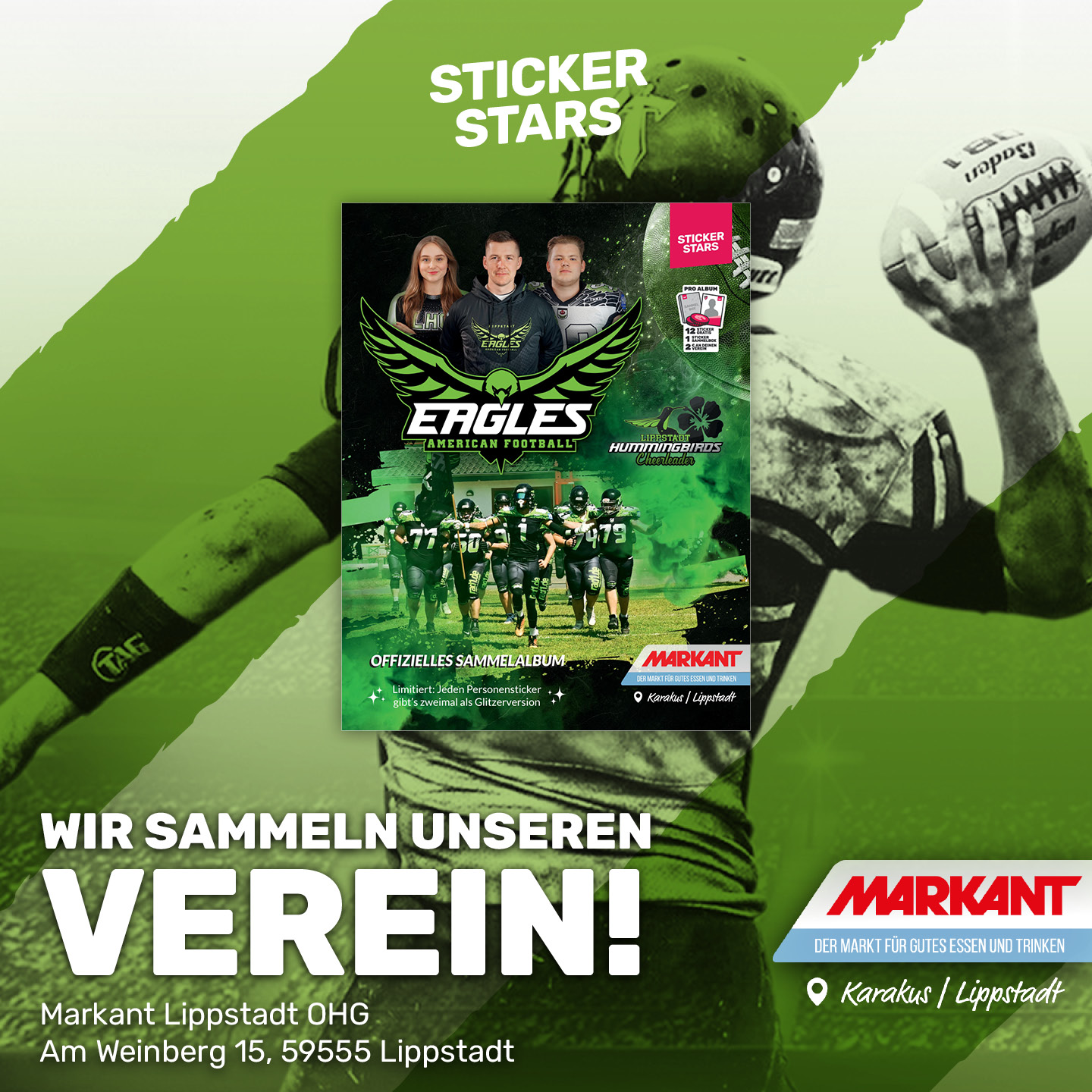 Wir bekommen ein eigenes Sticker Album